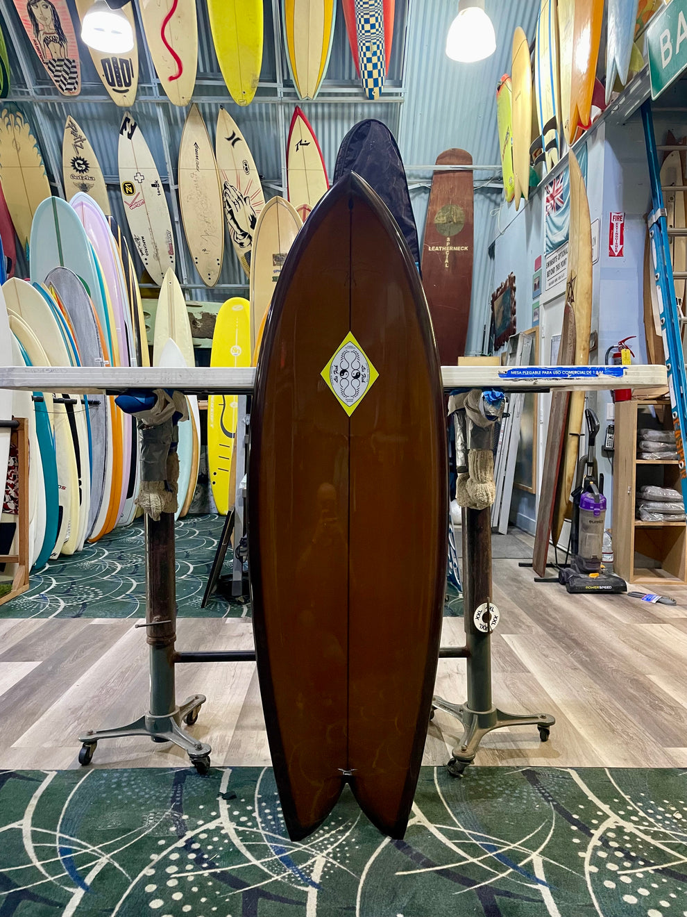 Steve Lis Designs Fish - 5’6 Root Beer Gloss & Polish – Bird's Surf Shed